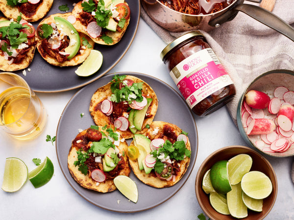 Guajillo-Pasilla Chili Chicken Street Tacos - Authentic Recipe