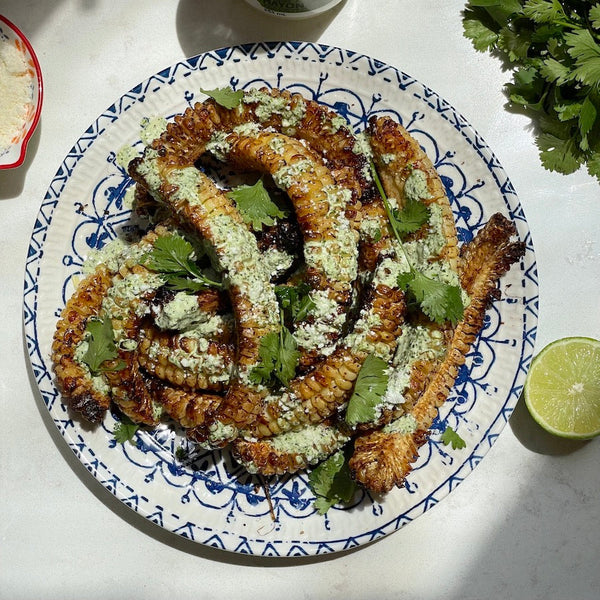 Air Fryer Elote-Style Corn Ribs