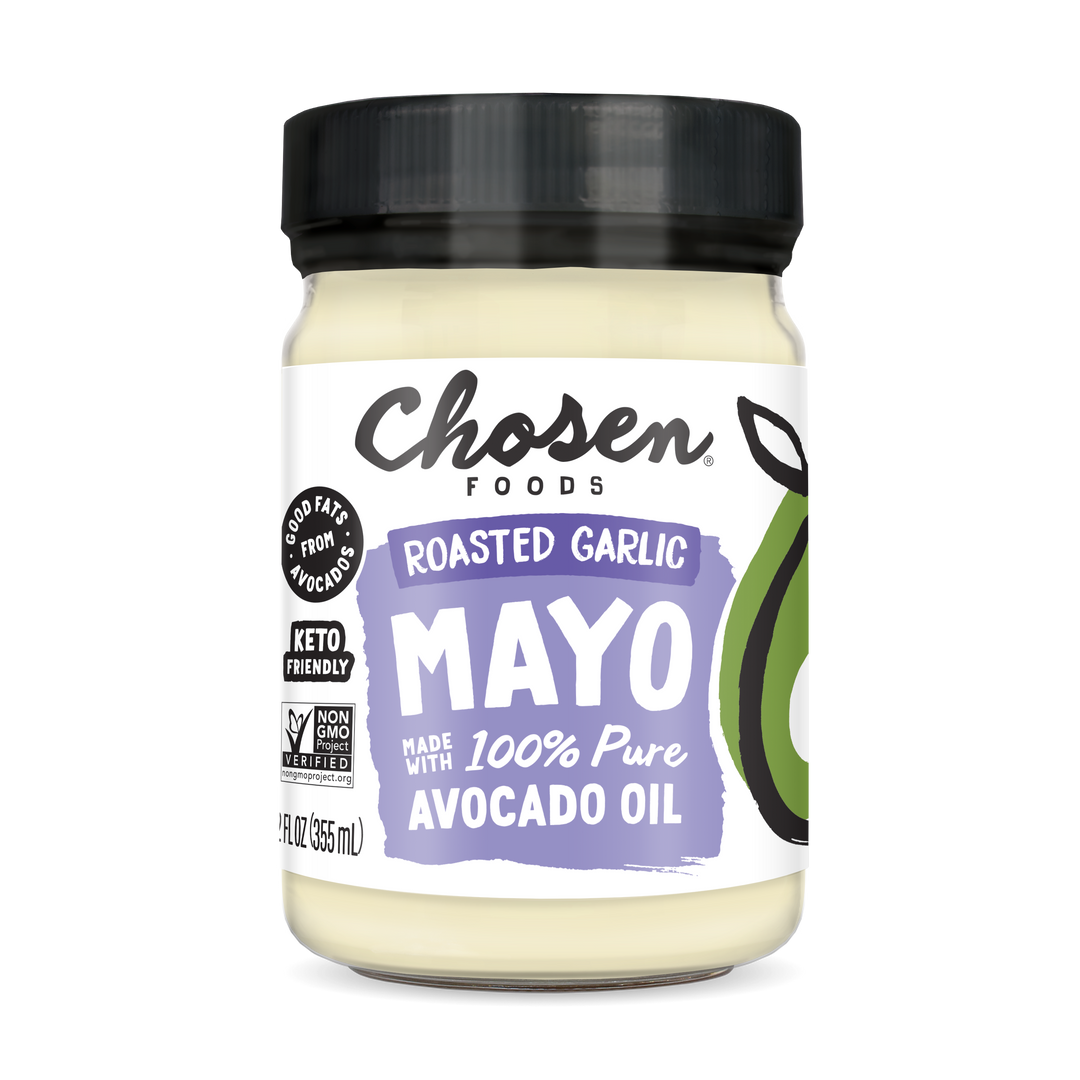 Roasted Garlic Mayo 12oz – Chosen Foods