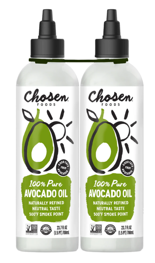 100% Pure Avocado Oil Squeeze 700ml 2-Pack | Chosen Foods