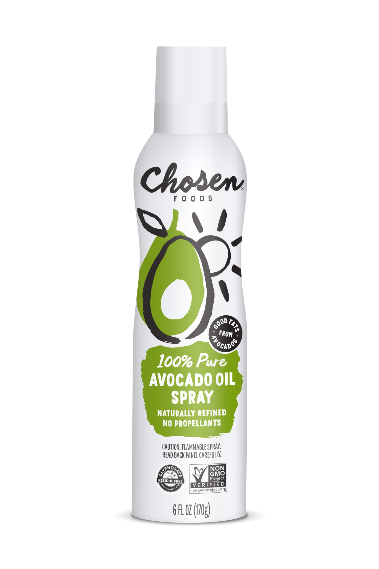 Avocado Oil Cooking Spray | Pure Avocado Oil | Chosen Foods