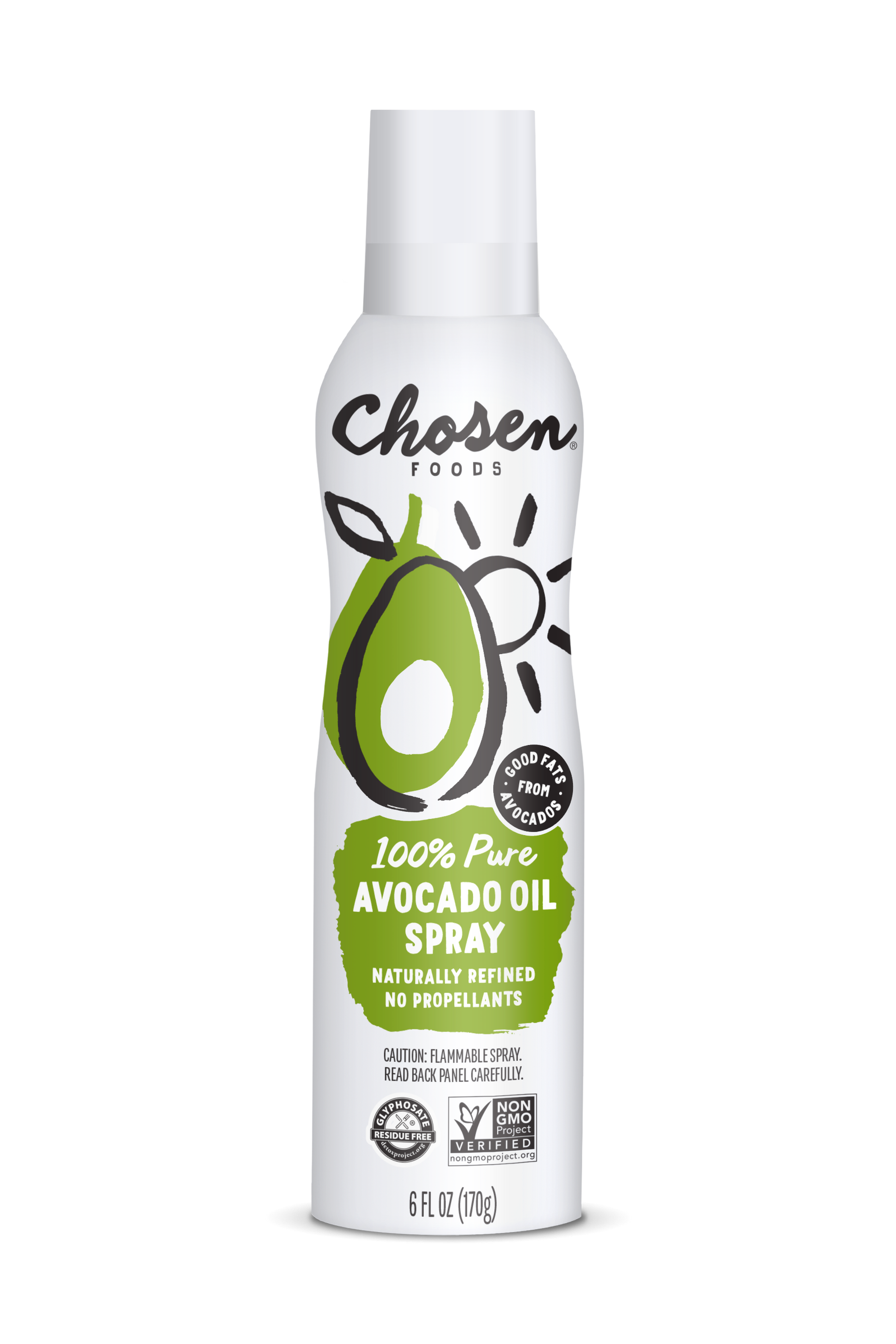 Avocado Oil Cooking Spray | Pure Avocado Oil | Chosen Foods