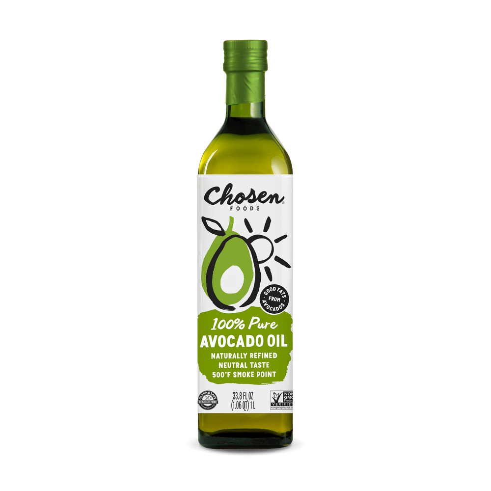 100% Pure Avocado Oil for Cooking 1LT Bottle | Chosen Foods